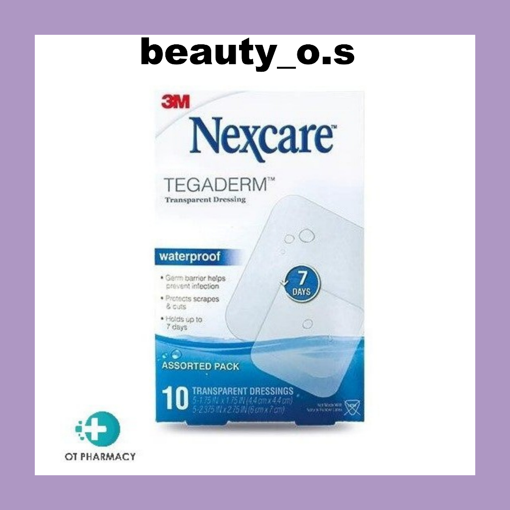NEXCARE TEGADERM WATERPROOF TRANSPARENT DRESSING 10'S | Shopee Malaysia