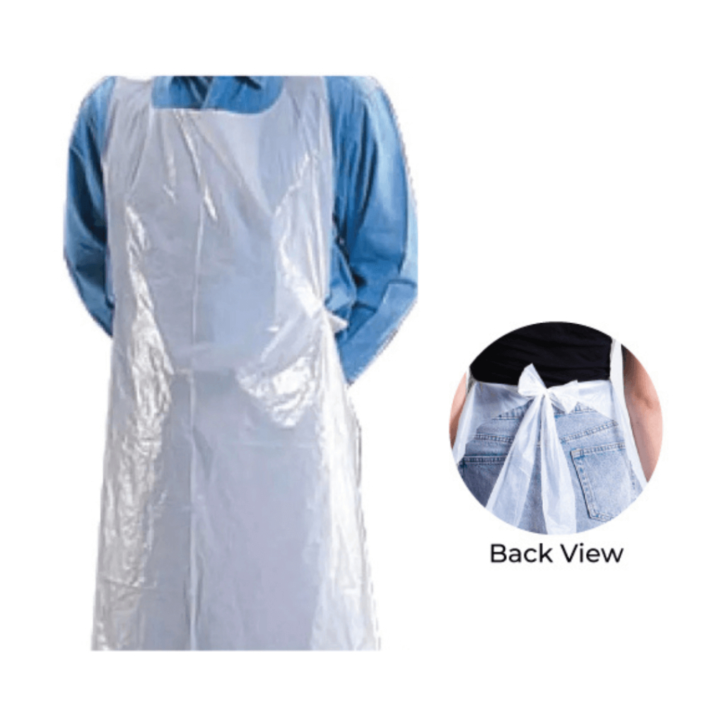 Disposable PE Plastic Apron | 1400X800X0.03mm | 100pcs/pack | Shopee ...