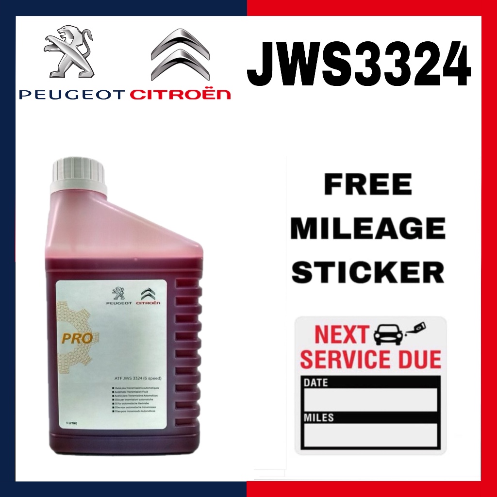 NP9734R7 JWS 3324 (6 Speed) Citroen Peugeot ATF Gear Oil (1 Liter) | Shopee Malaysia