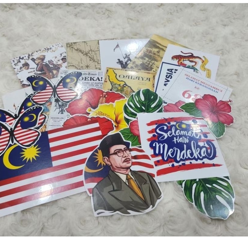 68th Malaysia Merdeka 2025 Journal Planning Folio Stickers | Shopee ...