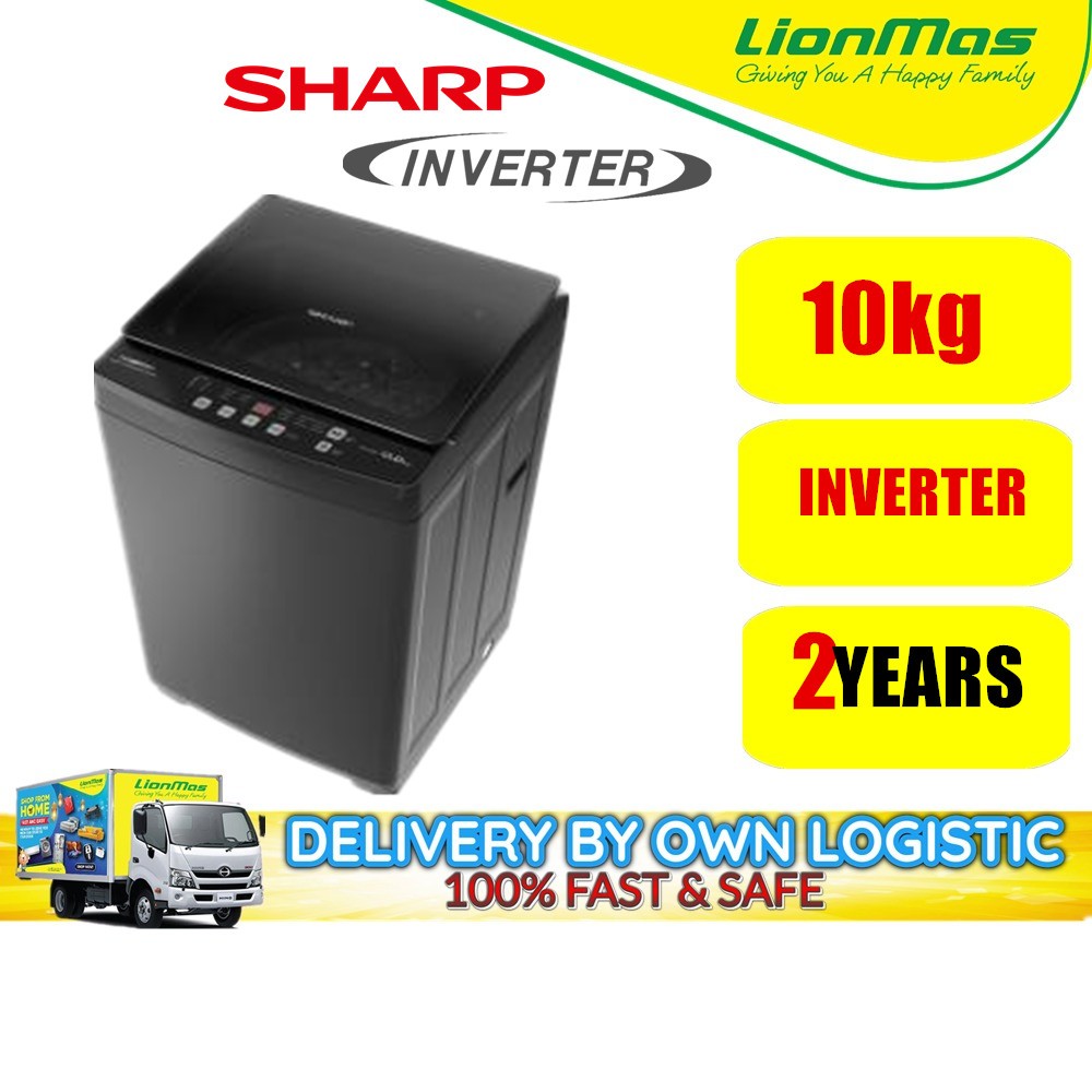 Sharp 10kg Inverter Fully Auto Washing Machine ESW10SM Washer - Mesin ...