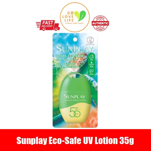 EXP05/2027 Sunplay Ultra Eco-Safe SPF 50+ PA++++ UV Lotion 35g | Shopee Malaysia