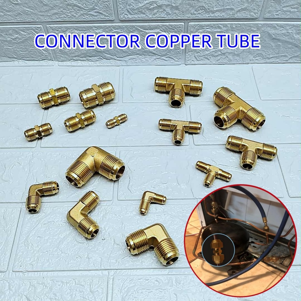 union reduces nuts connector / converter cooper nuts fridge chiller ...