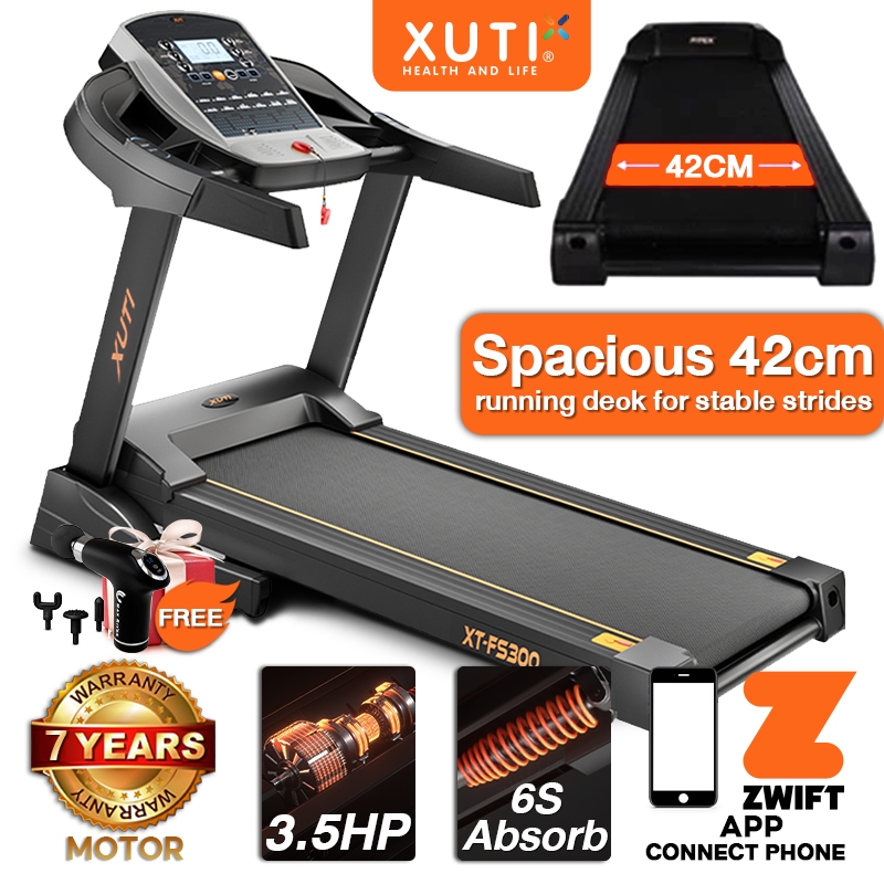 XUTI Household treadmill 3.5HP threadmill 0.8-16KM/H Bearing capacity ...
