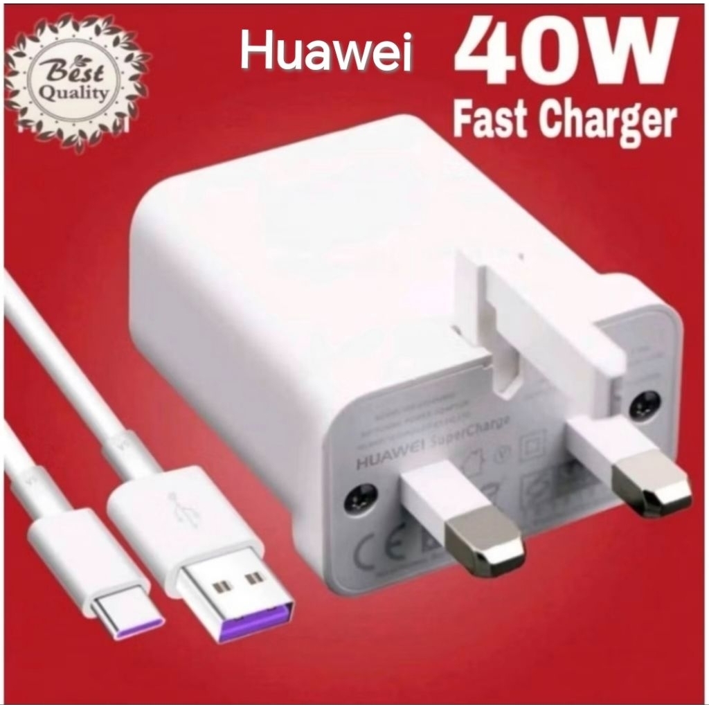 Huawei Honor X9b X9a X8 X8b 7x 8x Nova Y90 Y70 Y60 7i 8 Super Fast Charge 40W Power Adapter ...