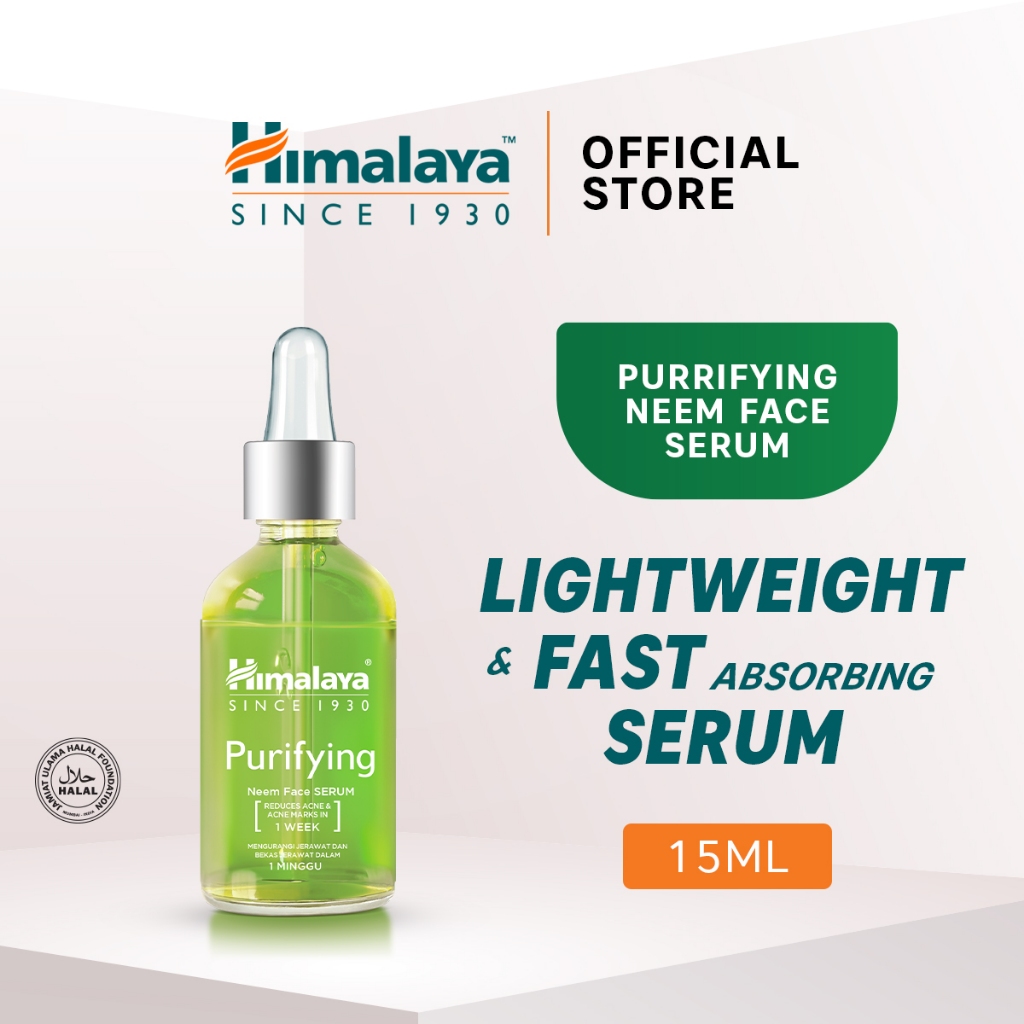 Himalaya Purifying Neem Face Serum 15 ML (Acne‑Prone Skin Care ...