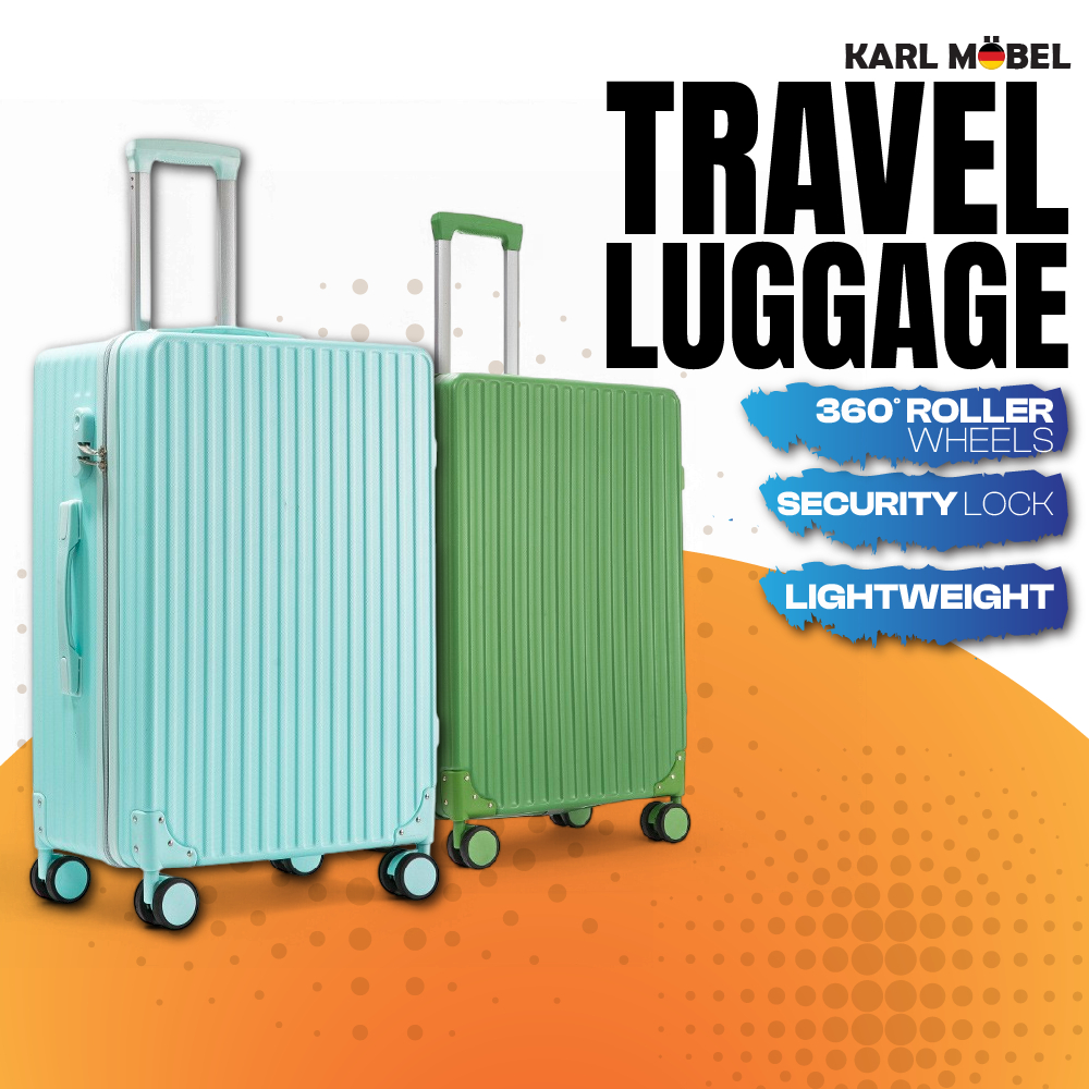 Travel luggage bag Bagasi beg travel 20 24 28 inch ABS Scratch proof ...