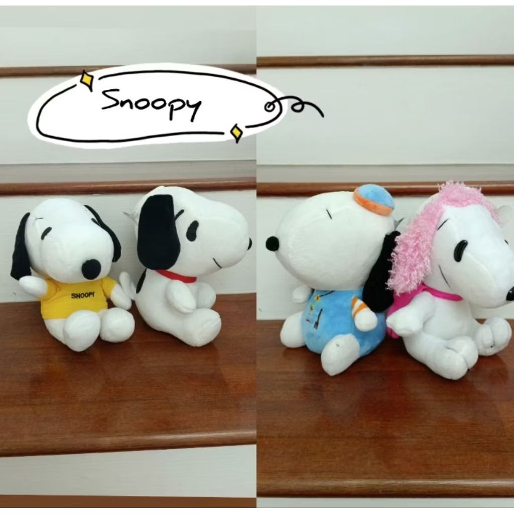 20cm Peanuts Snoopy Stuffed Plush Toy | Shopee Malaysia