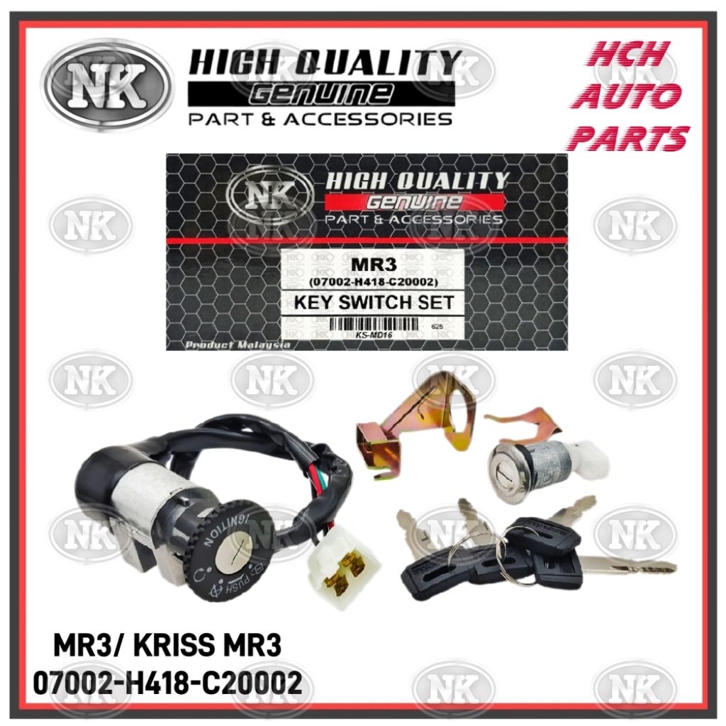 KEY SWITCH SET - MODENAS - MR3/ KRISS MR3 (2019)/ EURO 3/ 07002-H418 ...