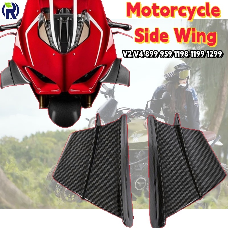 Motorcycle Fairing Side Winglet Aerodynamic Wing Deflector Spoiler for ...