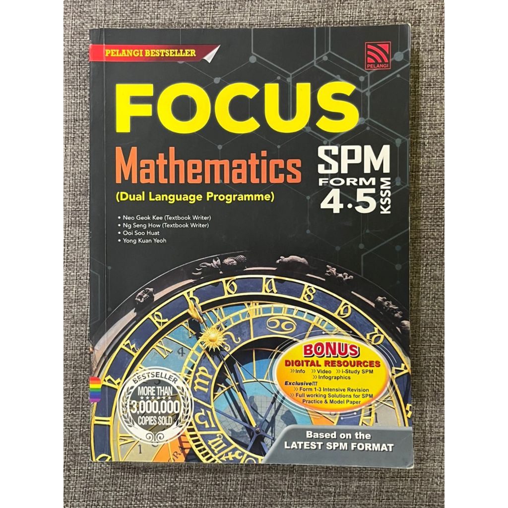 Focus Mathematics SPM Form 4 & 5 | Pre-loved Reference Book | KSSM/KBAT ...