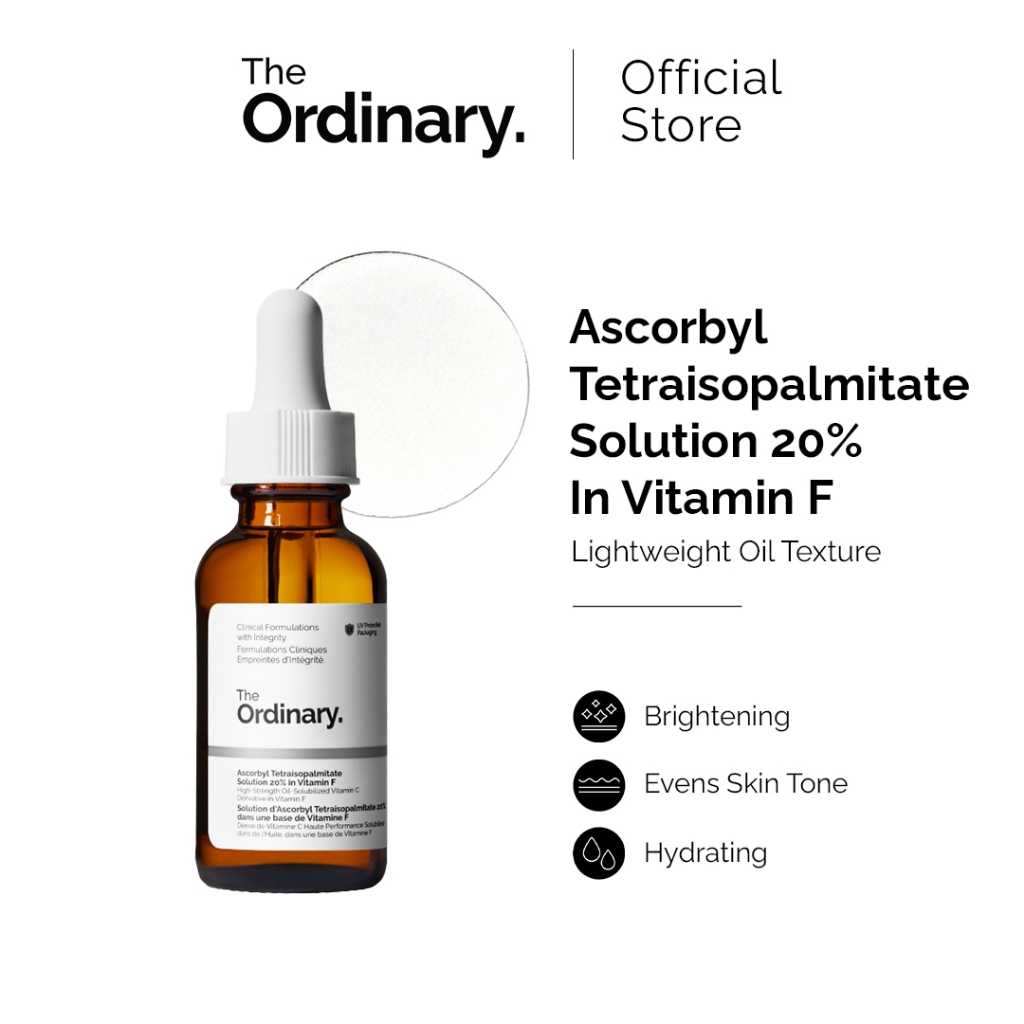 The Ordinary Ascorbyl Tetraisopalmitate Solution 20% In Vitamin F ...