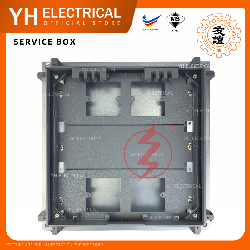 U-LI Underground Floor Service Outlet Box + 4 Sockets ( Underfloor ...