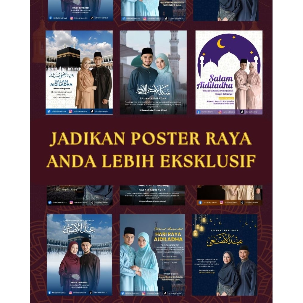 Kad ucapan, Kad Raya digital, Simple edit picture, Poster Raya, Kad ...