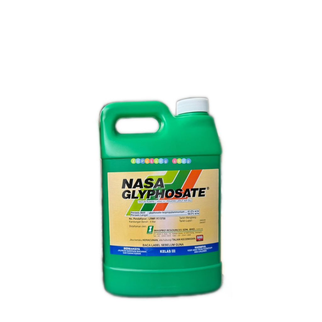 4L NASA Glyphosate 41% Racun Rumput Lalang Herbicide Generic | Shopee ...