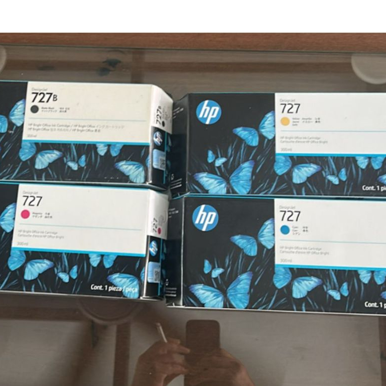HP DesignJet 727 Black/Cyan/Magenta/Yellow Ink Cartridge 100% Original ...