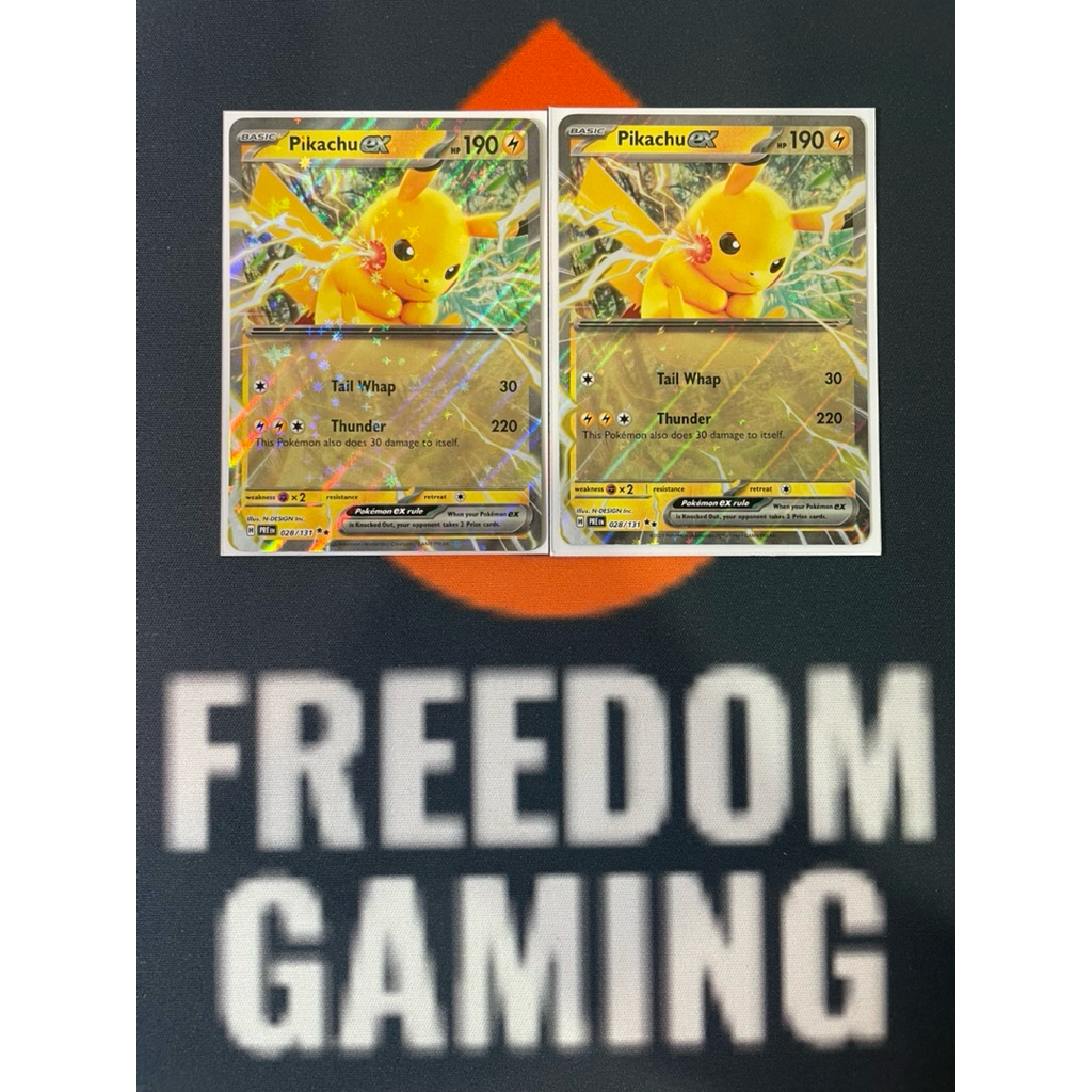 Pokemon TCG Prismatic Evolutions - Pikachu ex (Near Mint) | Shopee Malaysia