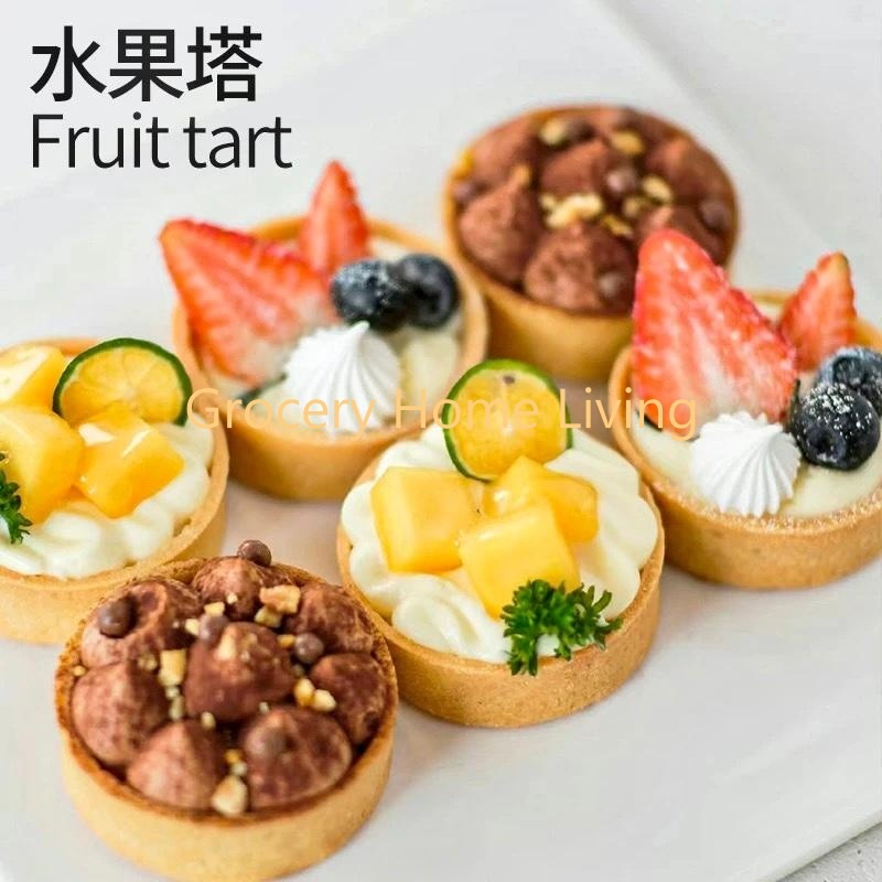 STRAIGHT TART SHELL / KULIT TART SHELL 8.0cm x 12pcs (ORIGINAL ...