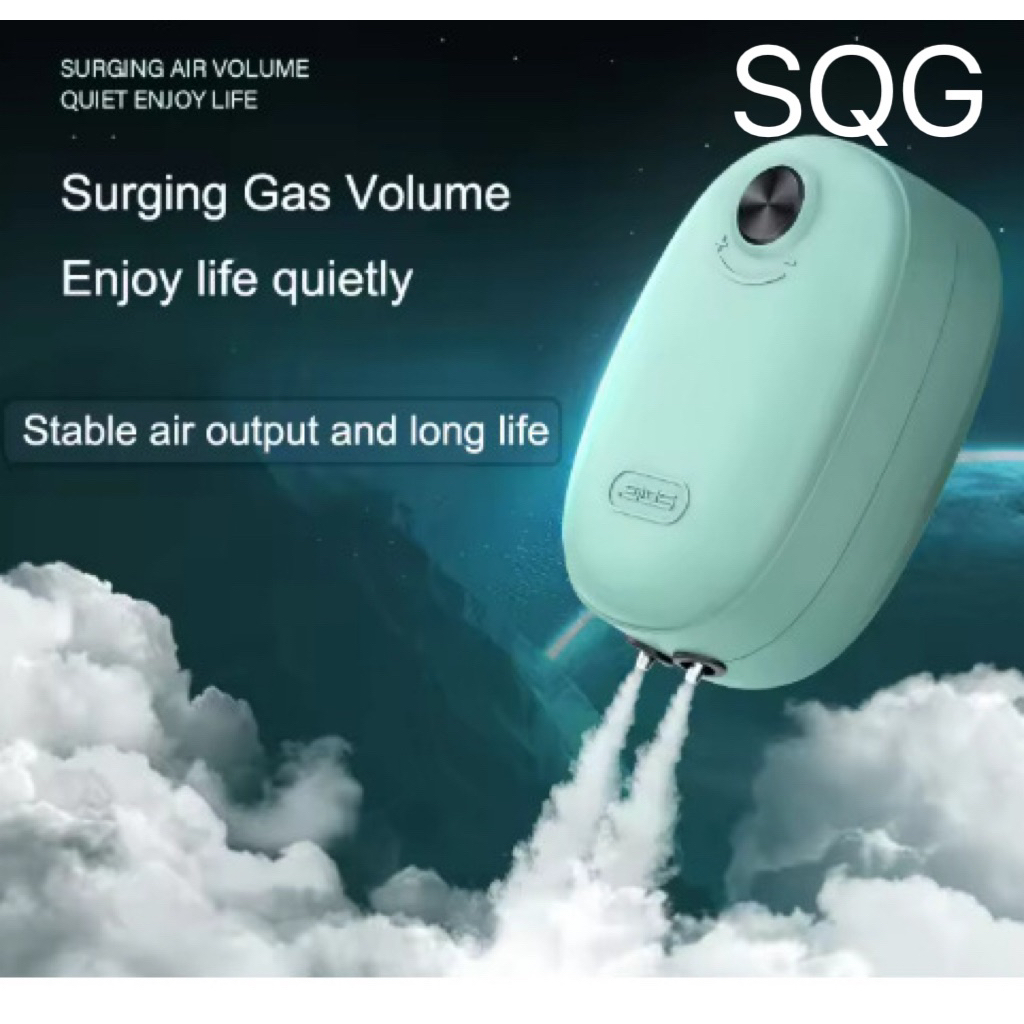 SQG Famous brand SQG Super Silent Oxygen Adjustable Air Pump 3W/5W/7W ...