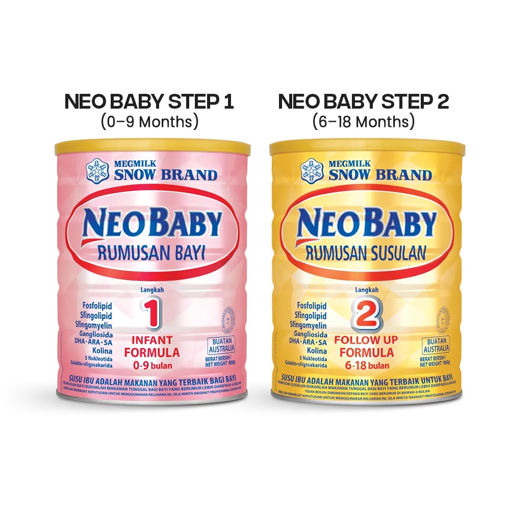 Snow Brand Milk Neo Baby Step 1 / Step 2 - 300g | Shopee Malaysia