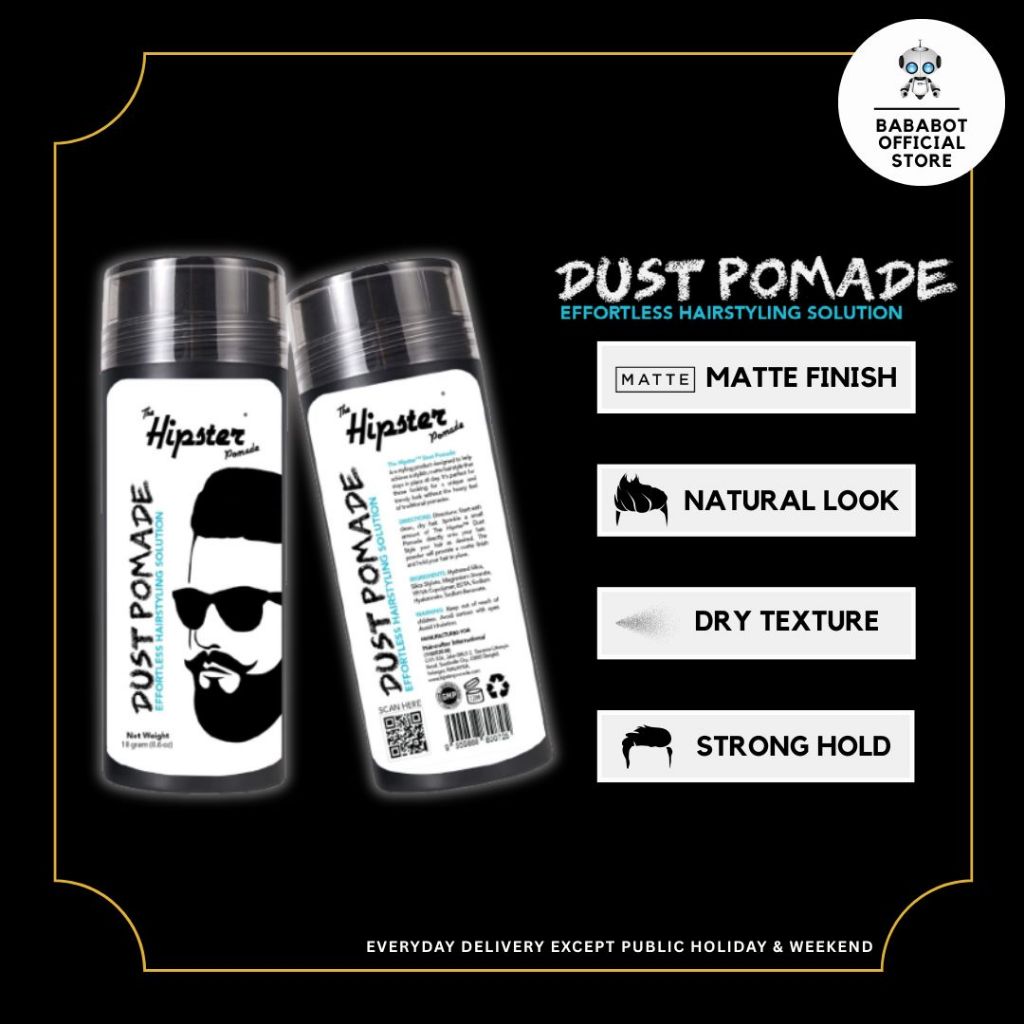 HIPSTER DUST POMADE l 18G | Shopee Malaysia