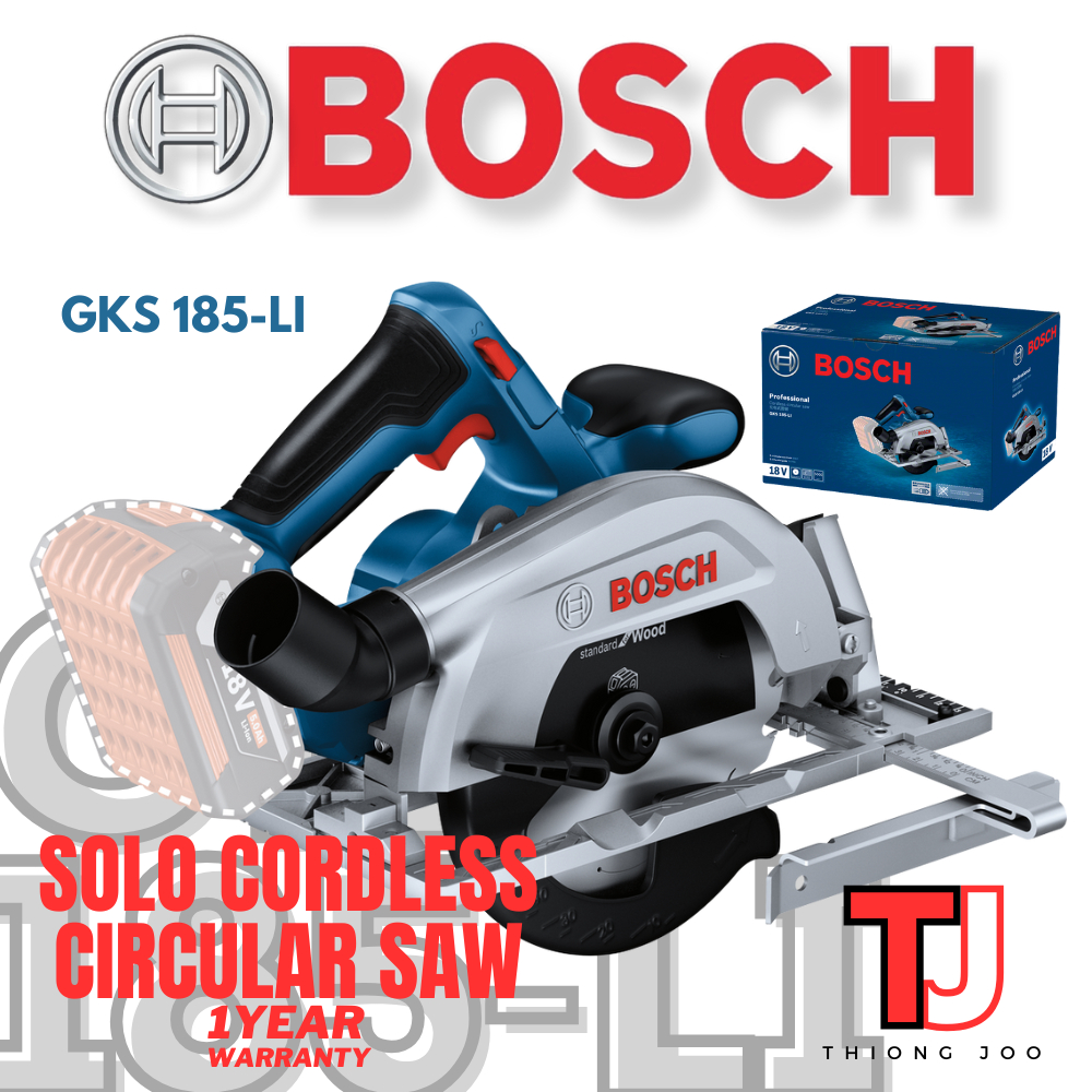 BOSCH GKS 185-LI SOLO CORDLESS CIRCULAR SAW | Shopee Malaysia
