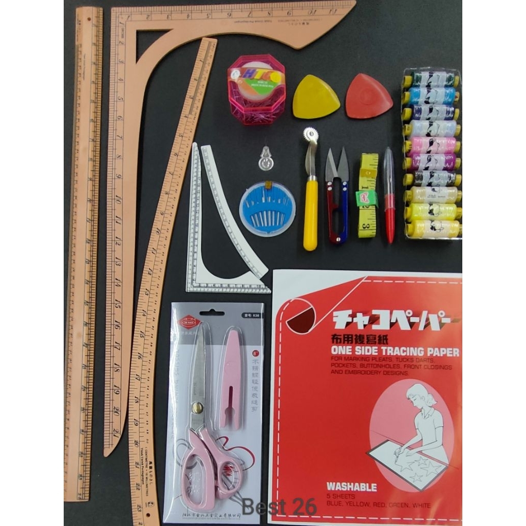 💥READYSTOCK💥 Fabric & Materials ♣Set Alat Jahitan Untuk Permulaan ...