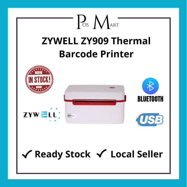 AirWay Bill Printer | ZYWELL ZY909 Thermal Barcode Printer | Shopee Malaysia