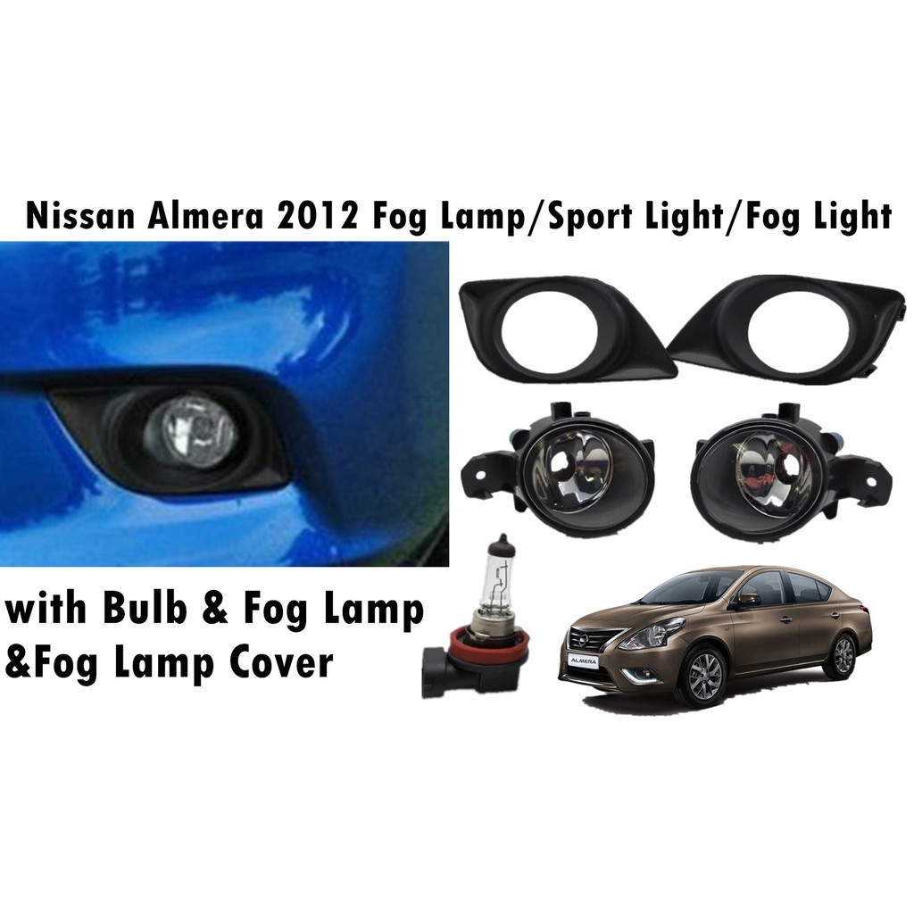 Nissan Almera N17 2012 2013 2014 OEM Foglamp Fog Lamp Spotlight Spot ...