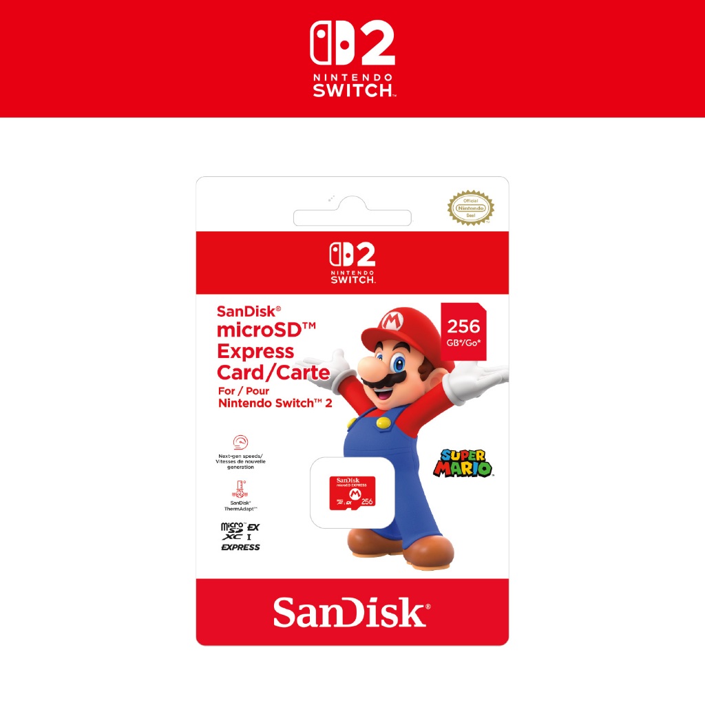 [Nintendo Official Store] SanDisk microSD Express card 256GB for ...