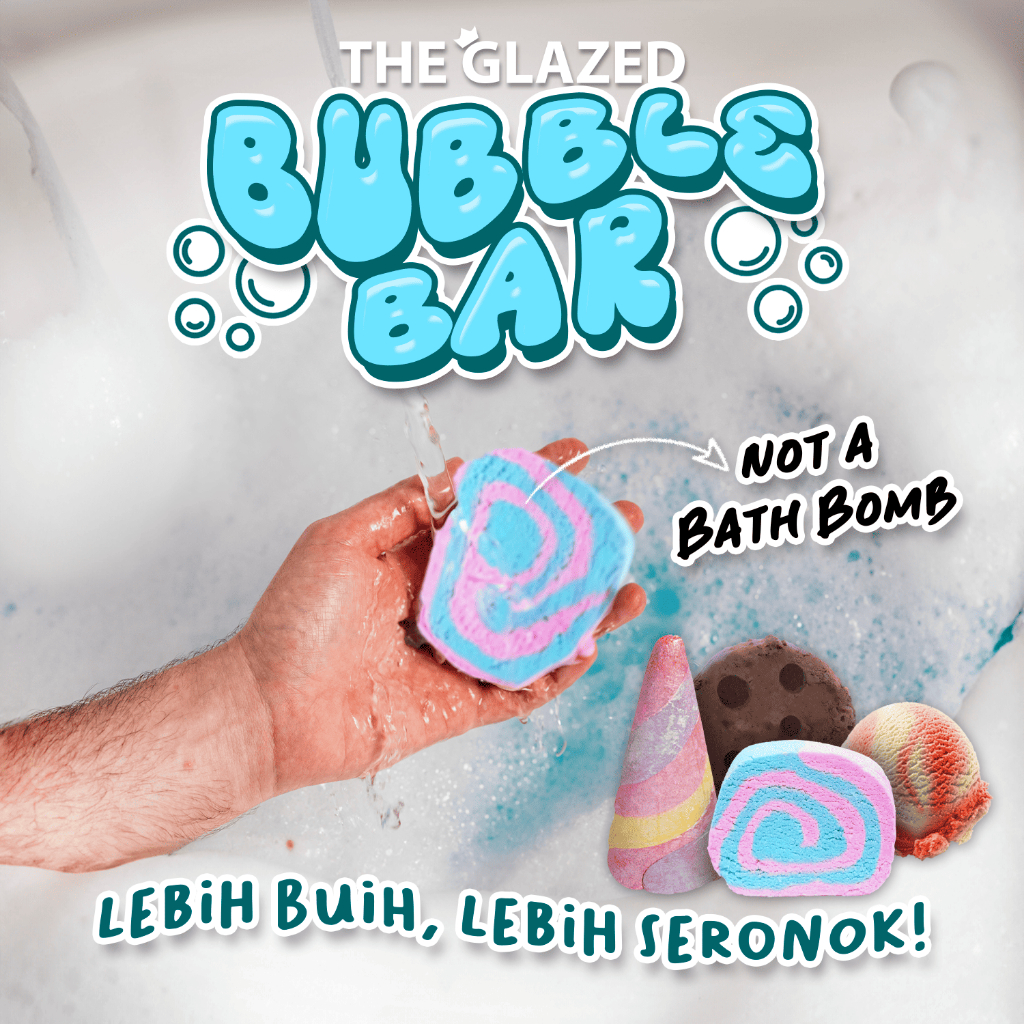 The Glazed Handmade Bubble Bar 80g For Foamy Bathtub For Kids Foamy ...