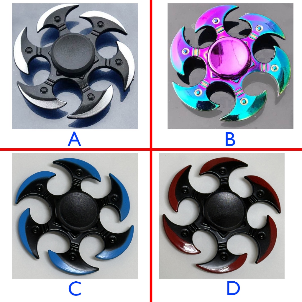 6 Axes Fidget Hand Spinner Toys / Games / Toy / Game / Mainan ...