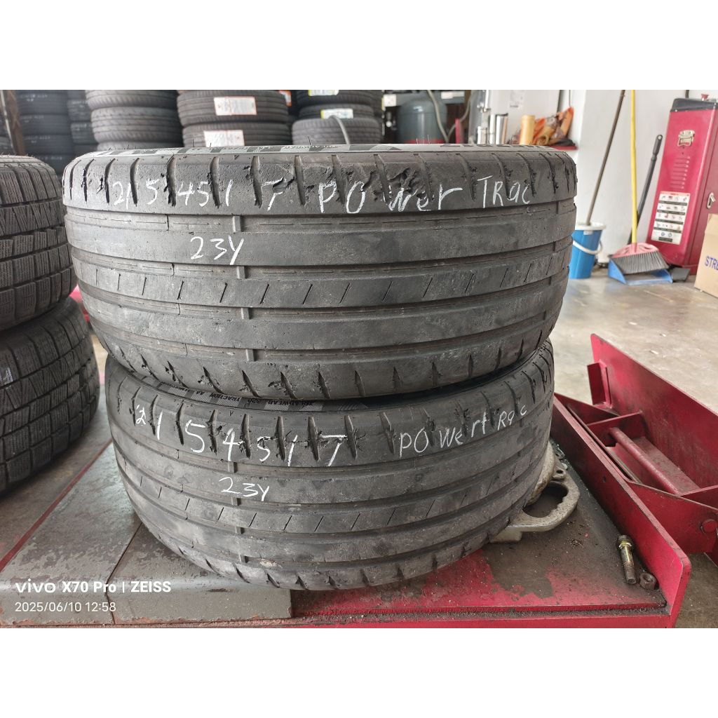 second tyre 215/45/17 powertrac racing pro 2023 year (harga 2 tyre ...
