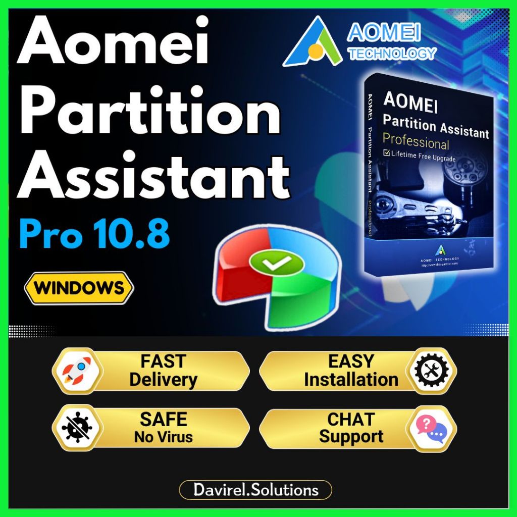 AOMEI Partition Assistant Professional v10.8 | Latest 2025 | Lifetime ...