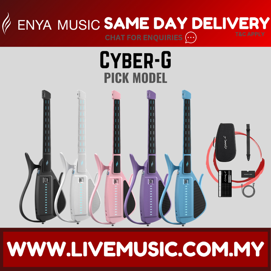 Enya Cyber-G Pick Model - New Era Backing Stringless Guitar ( Cyber G ...