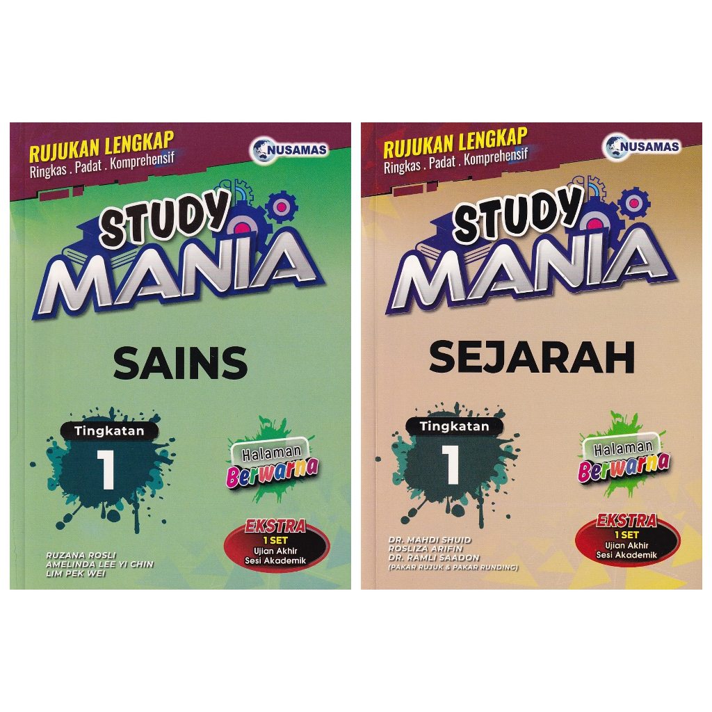 RUJUKAN LENGKAP STUDY MANIA TING 1 (2025) | Shopee Malaysia