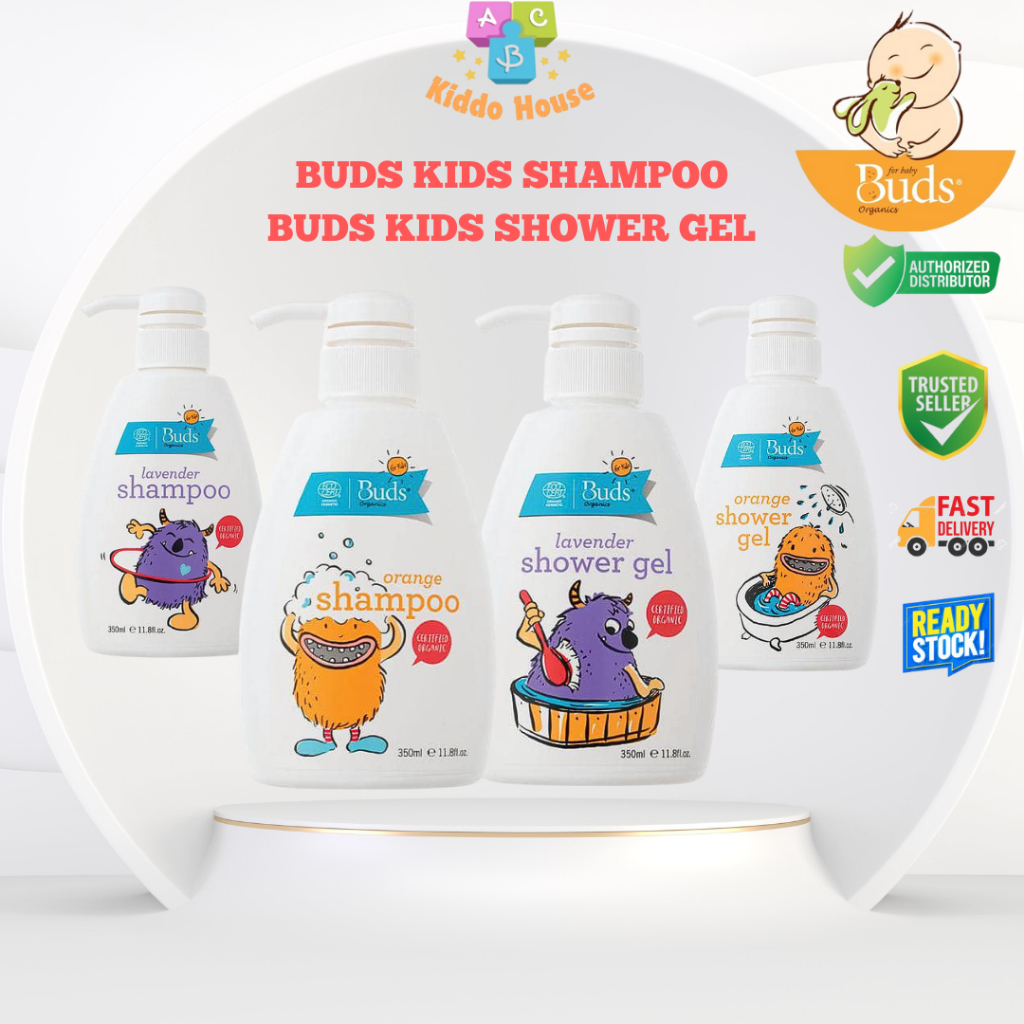 Buds Kids Shampoo 350ml / Shower Gel 350ml | Shopee Malaysia