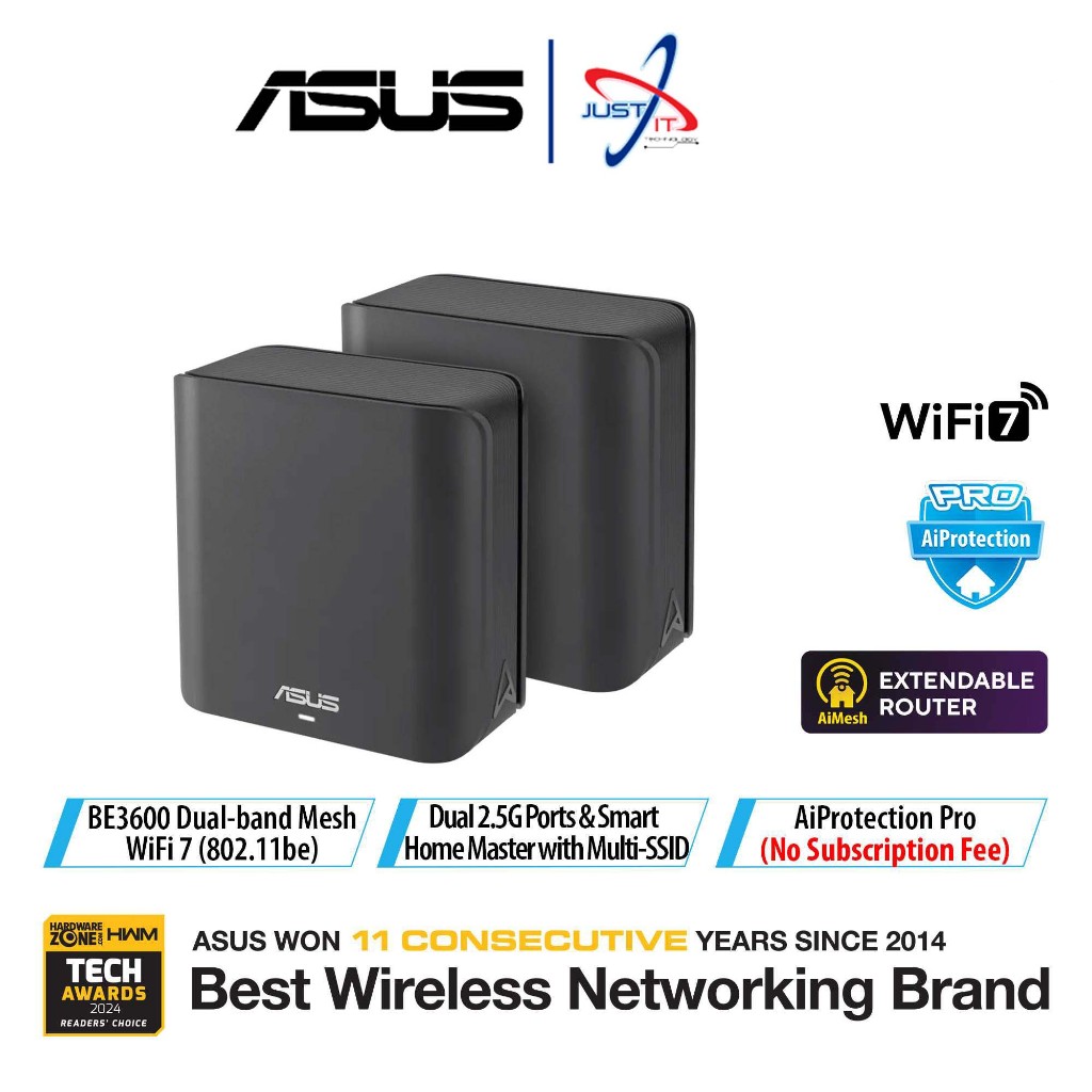ASUS Zenwifi BD4 BE3600 Dual Band 7 Whole Home Mesh Wi-Fi System ...