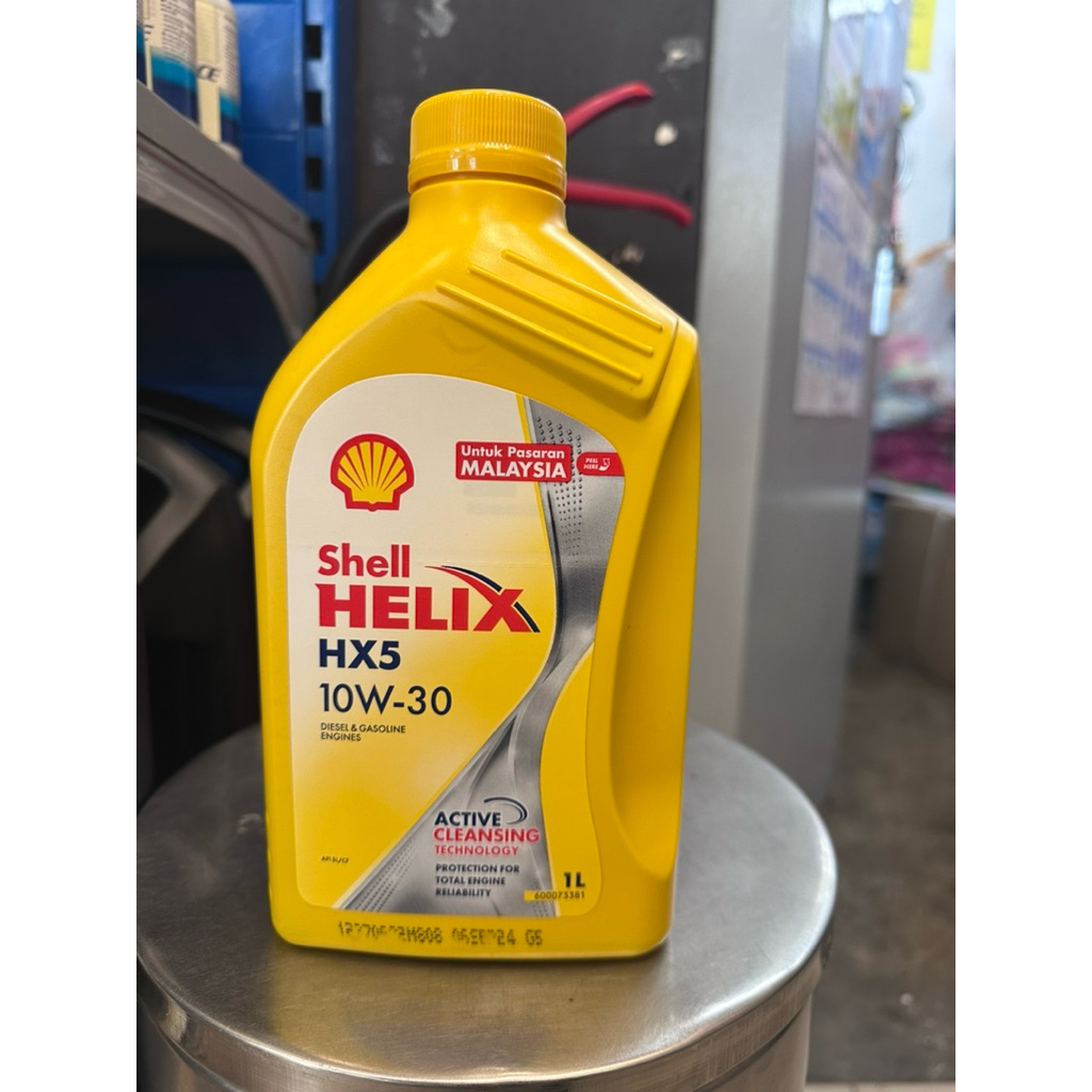 SHELL HELIX HX5 10W-30(PASARAN MALAYSIA) original 100% | Shopee Malaysia