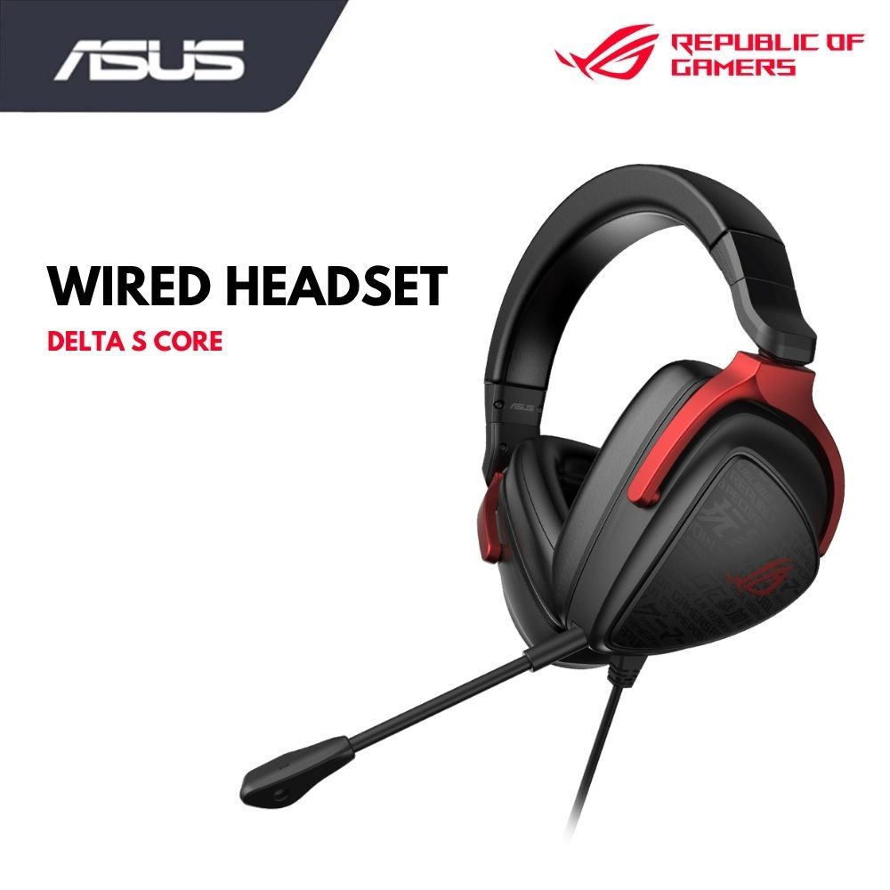 ASUS ROG DELTA S CORE WIRED (HEADSET) - BLACK | Shopee Malaysia