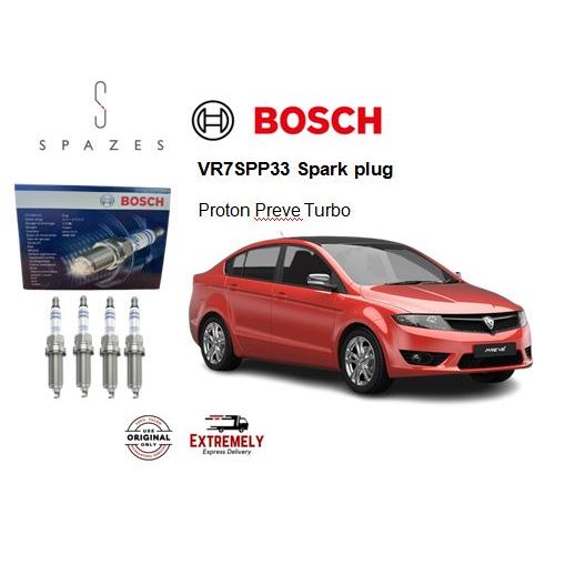 Proton Preve Turbo Spark Plug Double Platinum VR7SPP33 Bosch Spark Plug ...