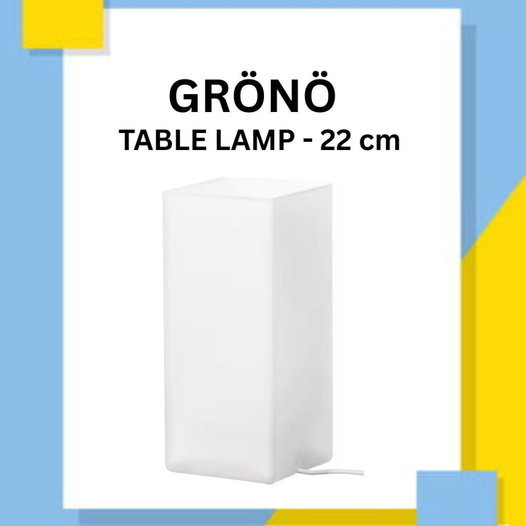 GRÖNÖ / GRONO Table Lamp ( 22 cm ) | Shopee Malaysia
