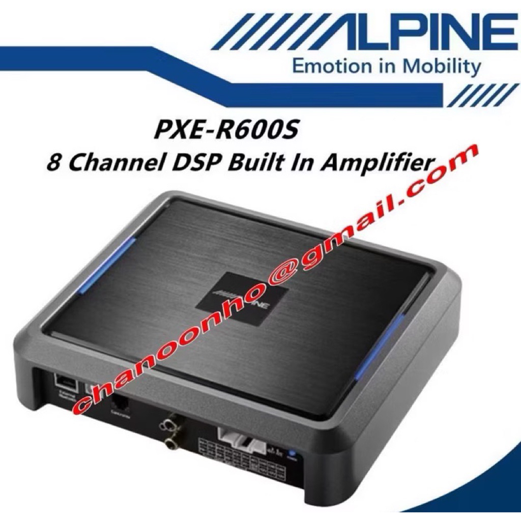 ALPINE PXE-R600S DSP BUILT IN 8 CHANNEL AMPLIFIER AUDIO PROCESSOR ...