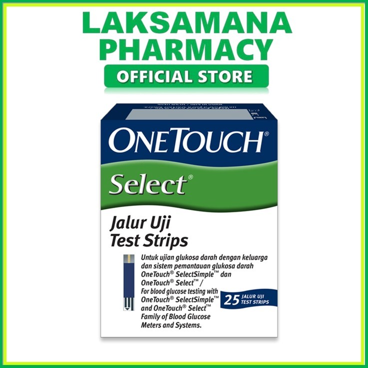 One Touch Select Test Strips (25's/ 2x25's/ 3x25's) | Shopee Malaysia