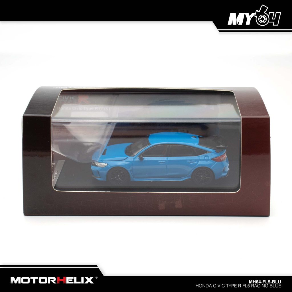 MOTOR HELIX 1/64 HONDA CIVIC TYPE R FL5, RACING BLUR PEARL | Shopee ...