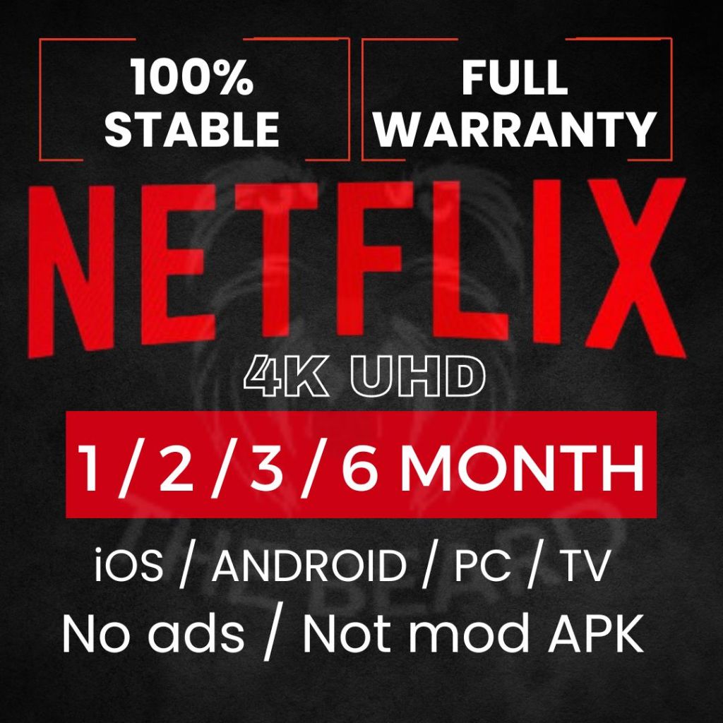 Netflix Account 4k flix Account Premium Plan akaun neflix murahflix ...
