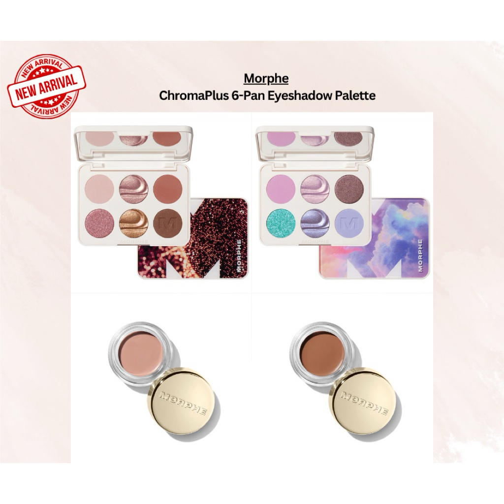 Morphe ChromaPlus 6-Pan Eyeshadow Palette ChromaPlus 12-Pan Eyeshadow ...