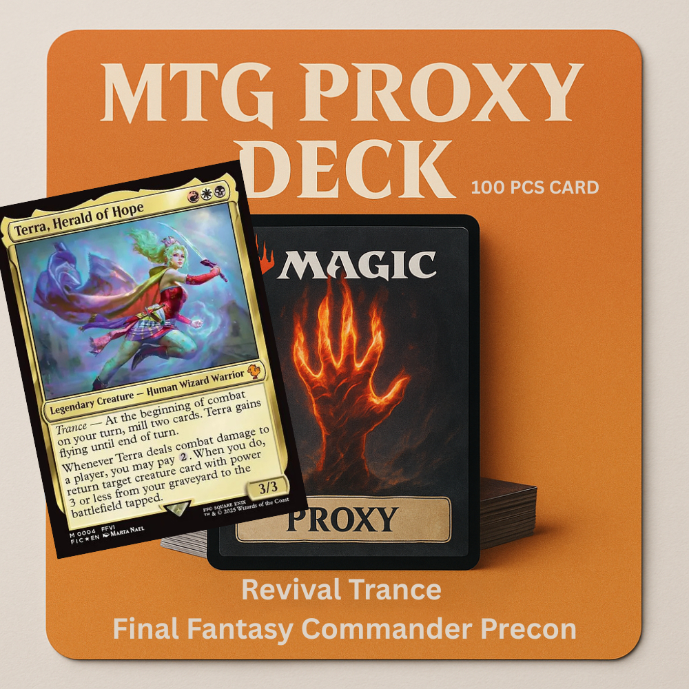 MTG PROXY DECK : Final Fantasy Commander Precon | Shopee Malaysia
