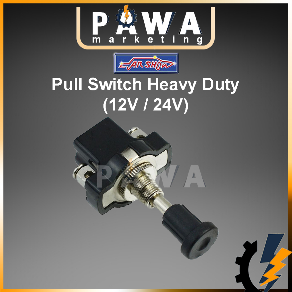Carshow 100% Authentic Push Pull On Off Long Switch 1 Step Talik Satu ...