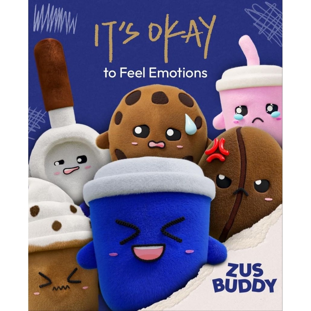 Zus Coffee Zus Buddy Mini Plushie KeyChain 💥Ready Stock!!💥 | Shopee ...